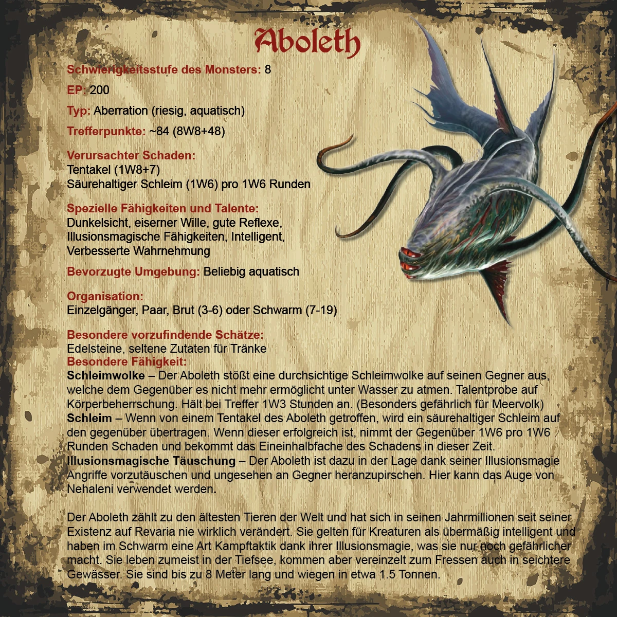 Aboleth | Revaria Wiki | FANDOM powered by Wikia