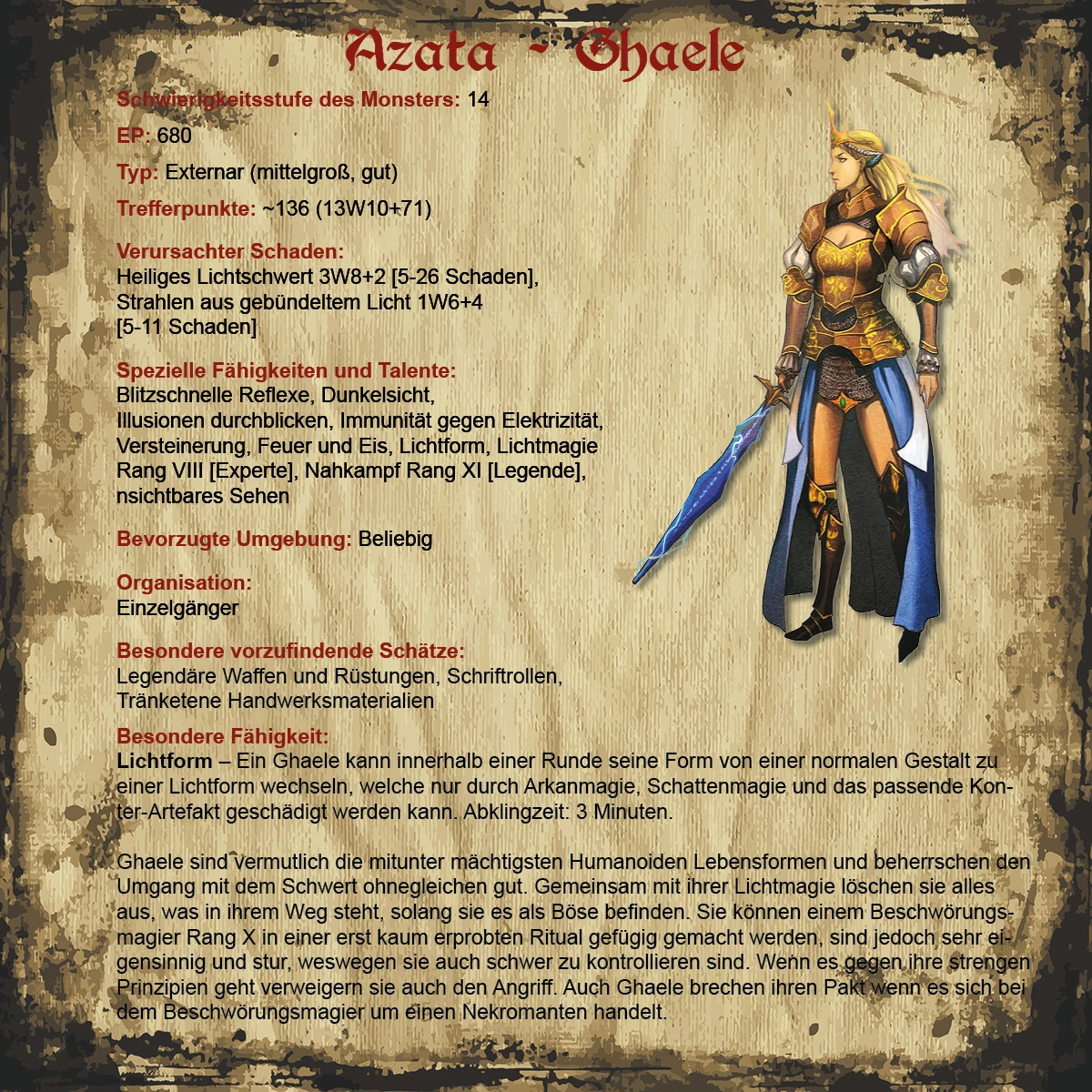 Azata - Ghaele | Revaria Wiki | Fandom