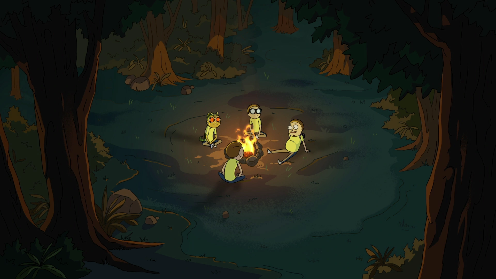 Image - S3e7 campfire.png | Rick and Morty Wiki | FANDOM powered by Wikia