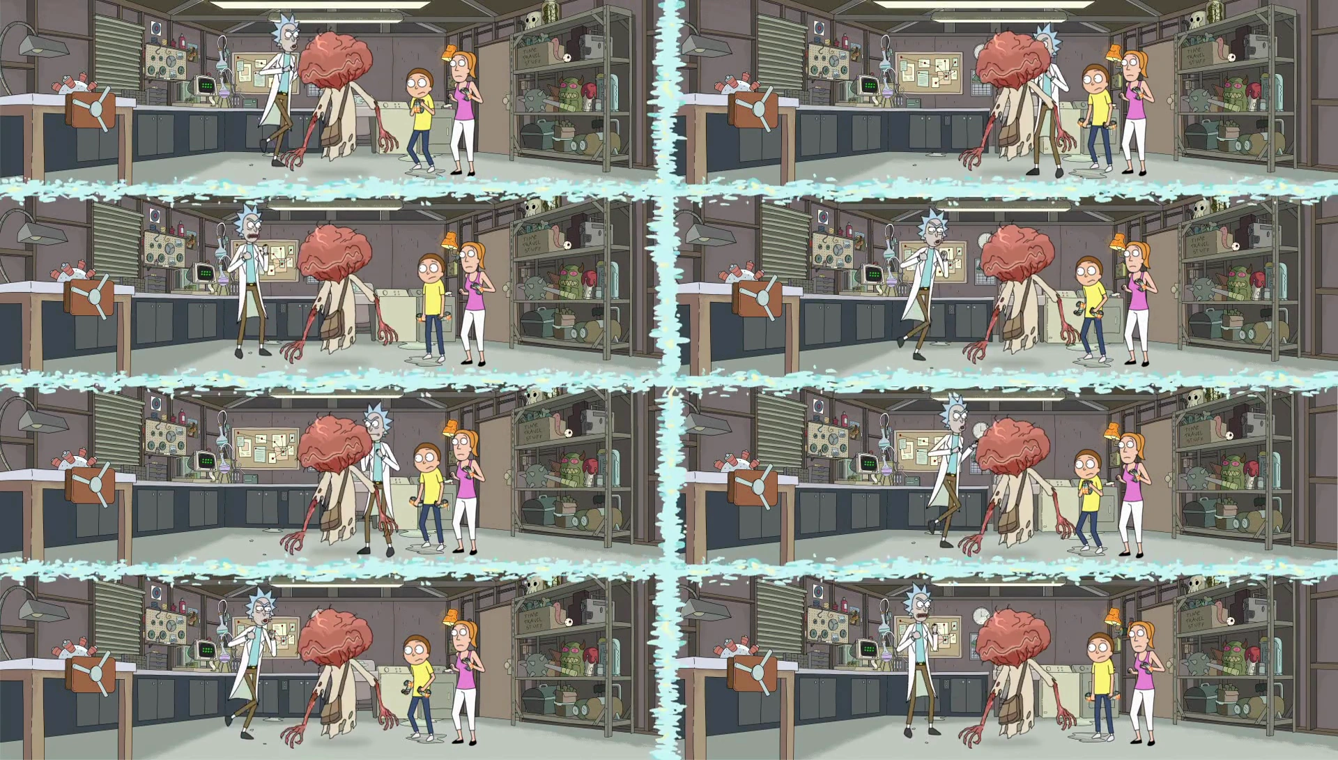 Image - S2e1 8 split.png | Rick and Morty Wiki | FANDOM powered by Wikia