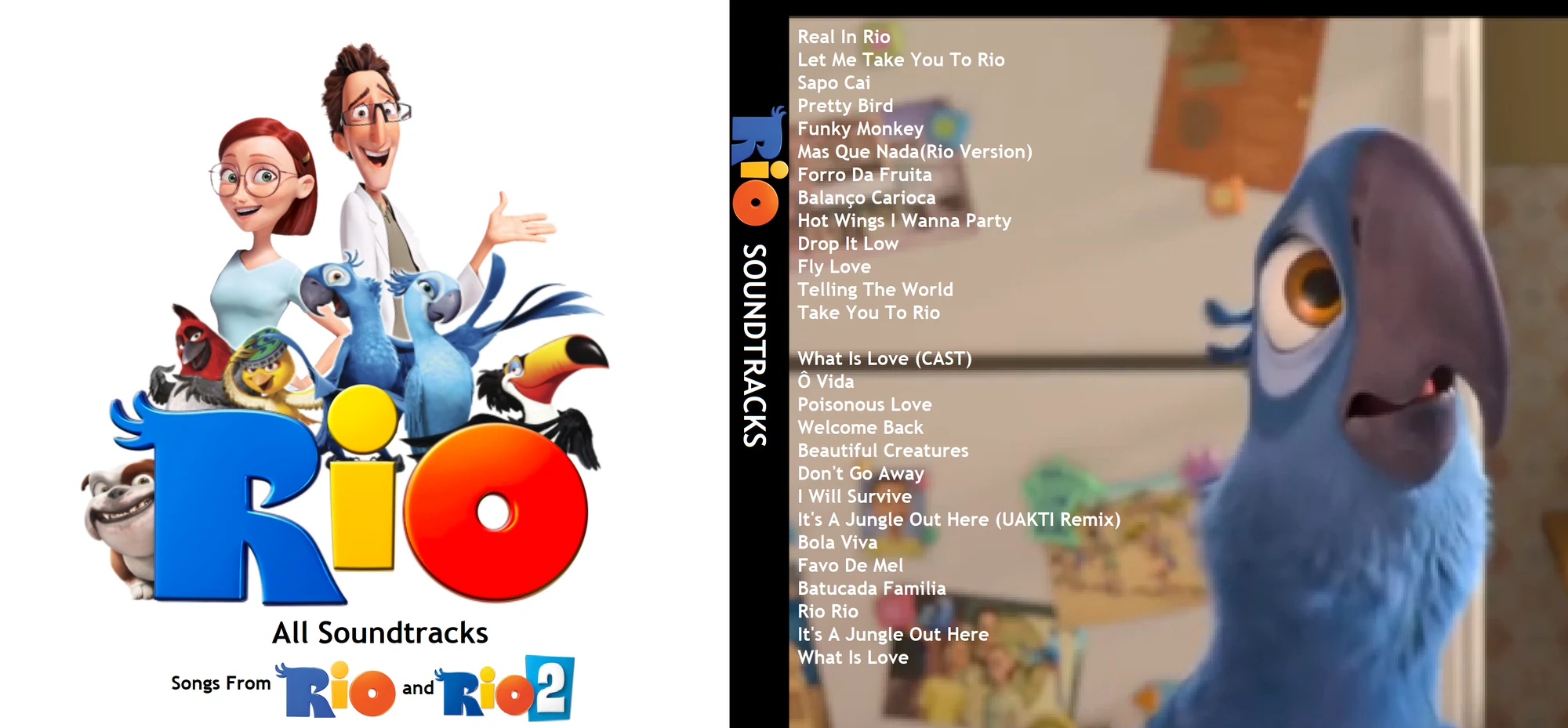 Rio all Soundtracks album | Rio fanon Wiki | Fandom