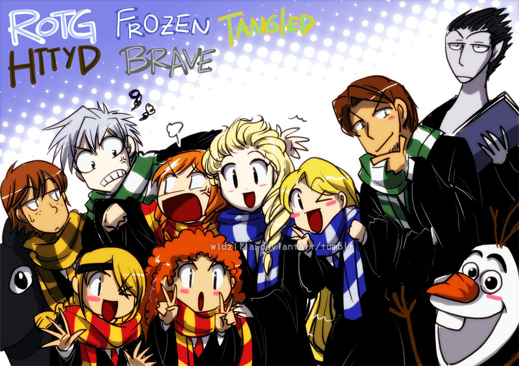 Image Rotg Frozen Httyd Brave Tangled Hogwarts By Widzilla D7799ad