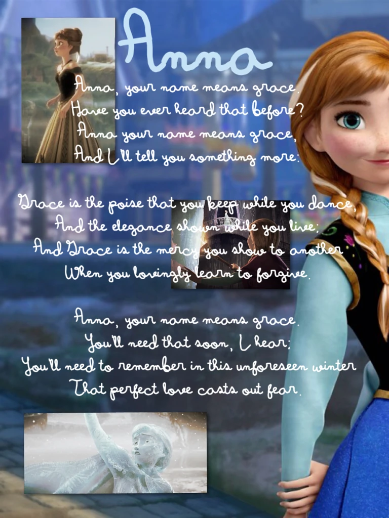 Pic Collage and Poems: "Your Name Means Grace" | Fandom