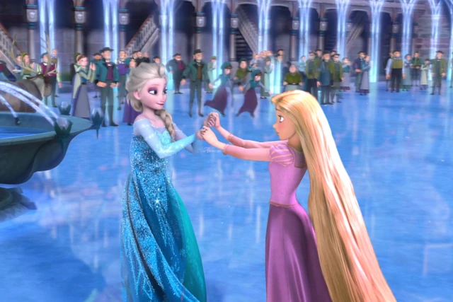 Image - Elsa and rapunzel by averan edits-d91etsu.png | Rise of the ...