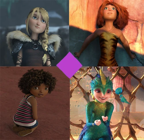 Image - Dreamworks ladies 2.jpg | Rise of the Brave Tangled Dragons ...