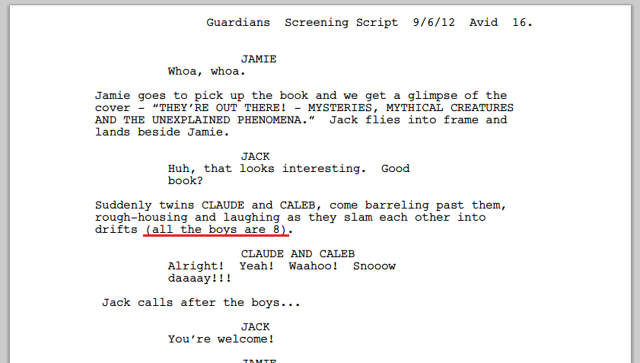 Image - Guardians Script.png | Rise of the Guardians Wiki | FANDOM ...
