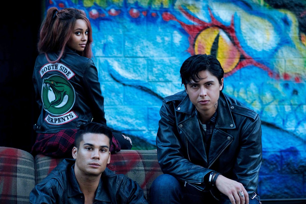 Image Promotional Image Season 2 Southside Serpents Toni Sweet Pea Fangs Fogarty