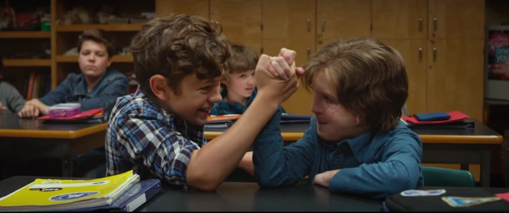 Image - Auggie-and-jack-arm-wrestle.PNG | Wonder Wiki | FANDOM powered ...