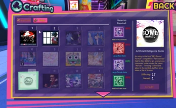 Crafting | Robeats Wiki | Fandom