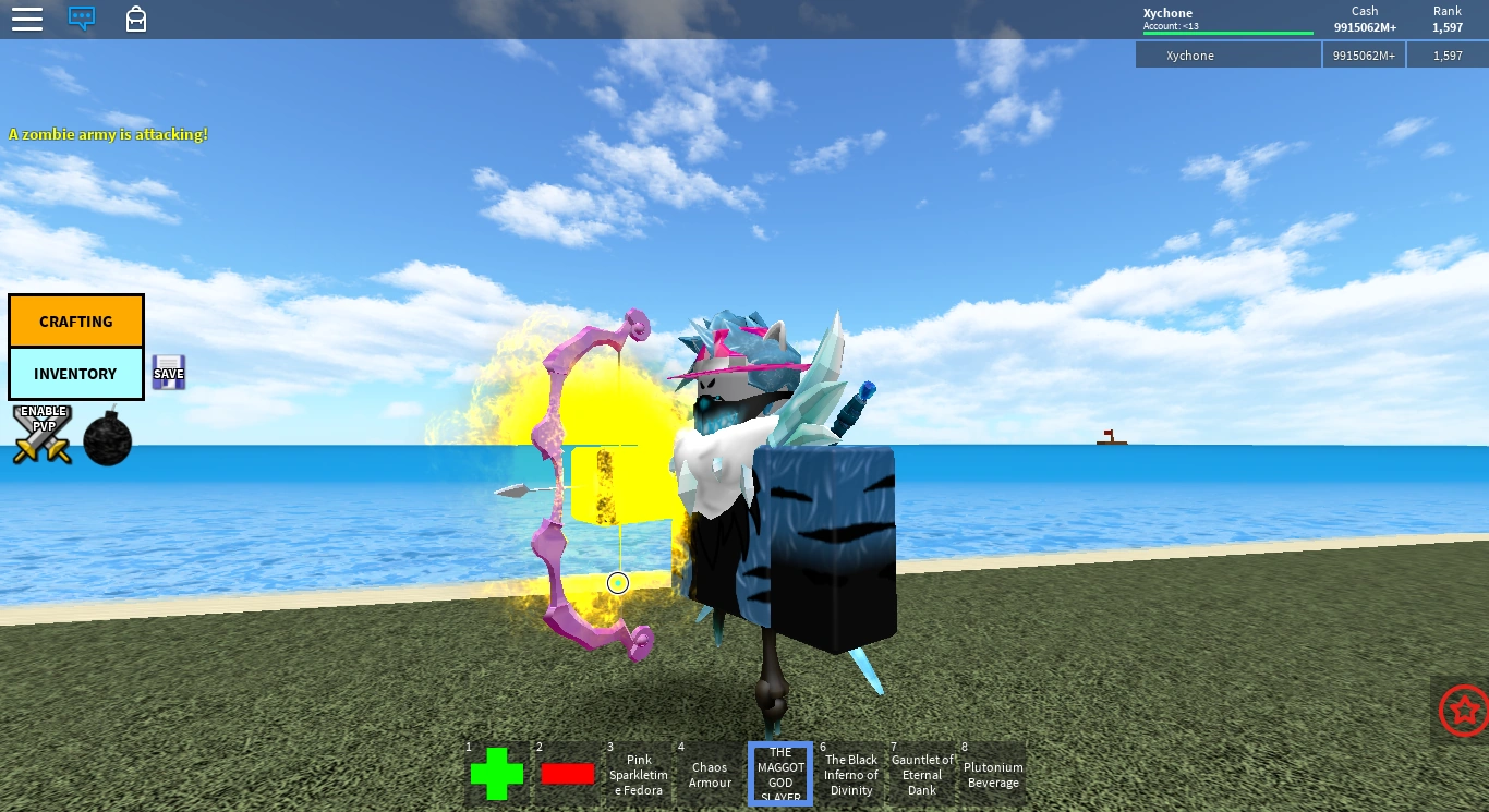 THE MAGGOT GOD SLAYER A VERY WELL MADE ITEM | Roblox Retro Craftwars ...