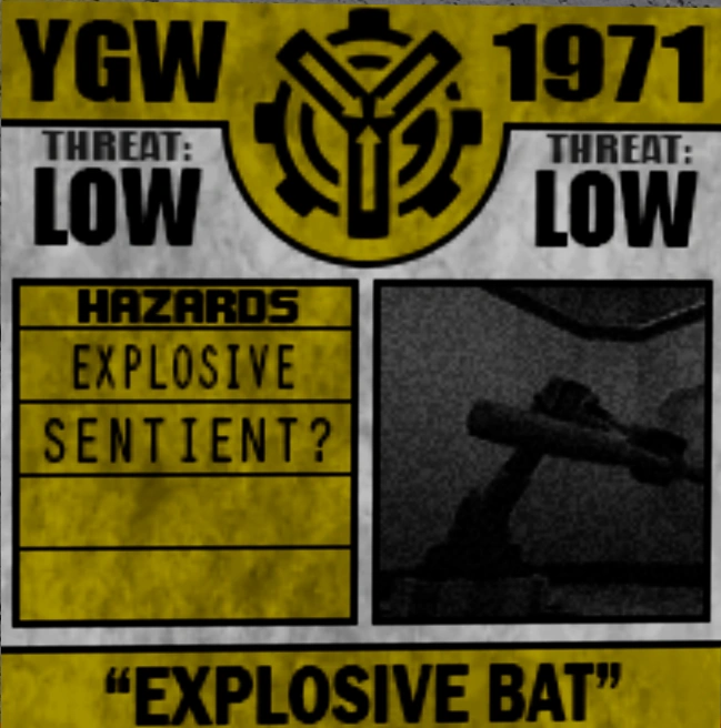 Explosive Bat | Site 76 Wiki | Fandom