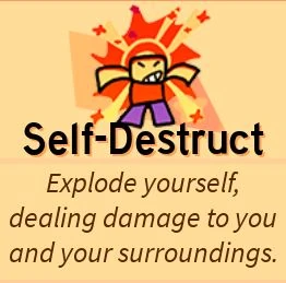 Self-Destruct | Roblox Super Bomb Survival Wiki | FANDOM powered by Wikia