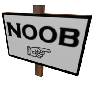 Noob Sign | Roblox Wikia | Fandom