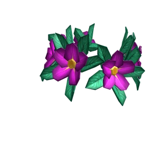 Purple Hibiscus Flower Crown | Roblox Wikia | Fandom