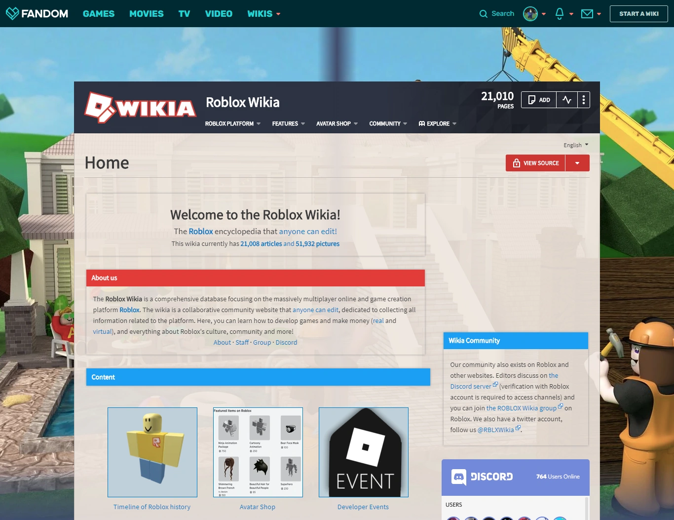 User blog:D2dk/The new interface of Roblox Wikia is awesome! | Roblox ...