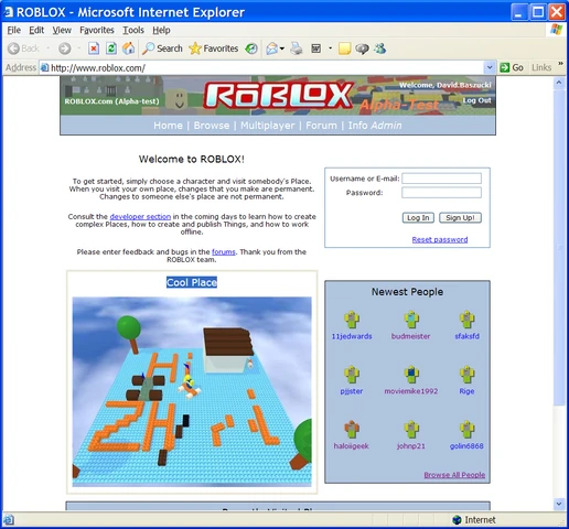 Image - ROBLOX Alpha test.png | Roblox Wikia | FANDOM powered by Wikia