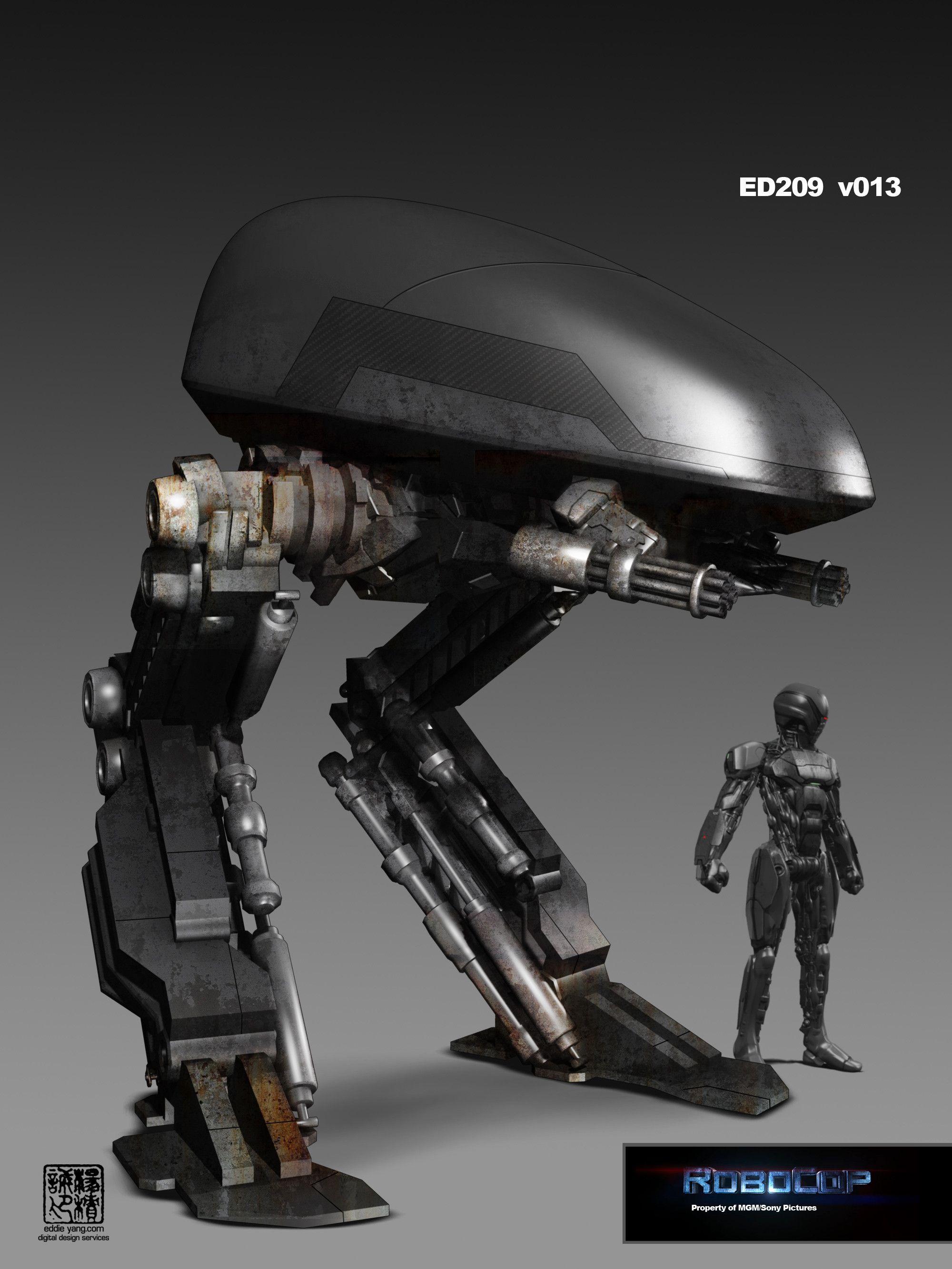 Image Art Robocop Ed 209 99 Robocop Wiki Fandom Powered By Wikia
