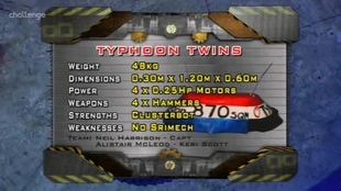 Typhoon Twins | Robot Wars Wiki | Fandom