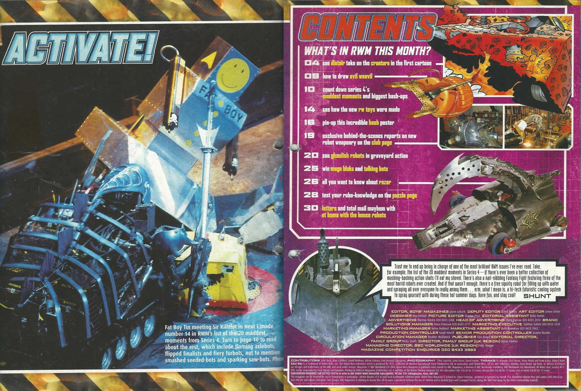 Robot Wars Magazine/Issue 16 | Robot Wars Wiki | Fandom