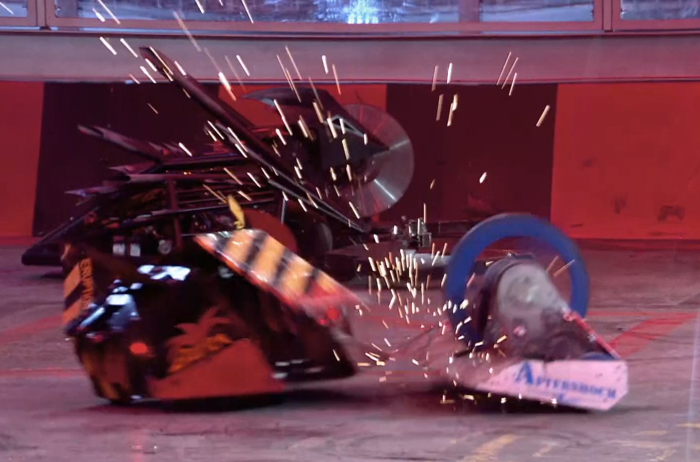Image Eruption Vs Aftershock 2 Robot Wars Wiki Fandom Powered