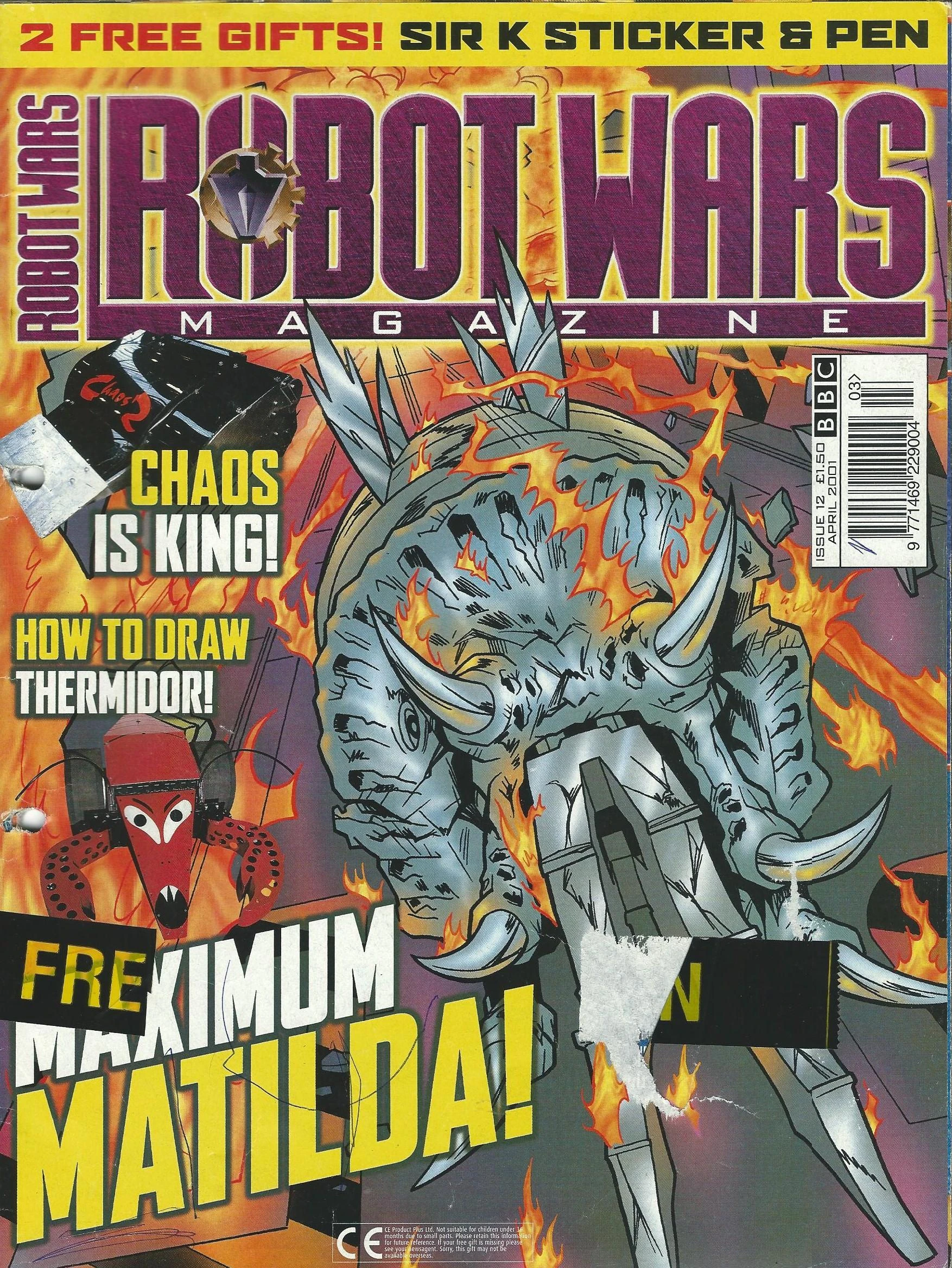 Robot Wars Magazine/Issue 12 | Robot Wars Wiki | Fandom