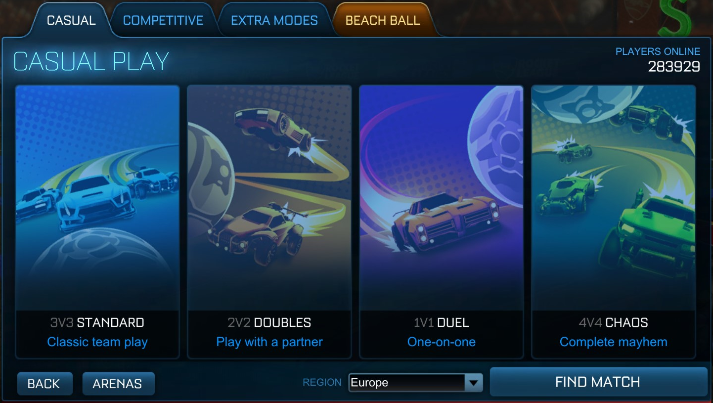 Online Exhibition Matches | Rocket League Wiki | Fandom