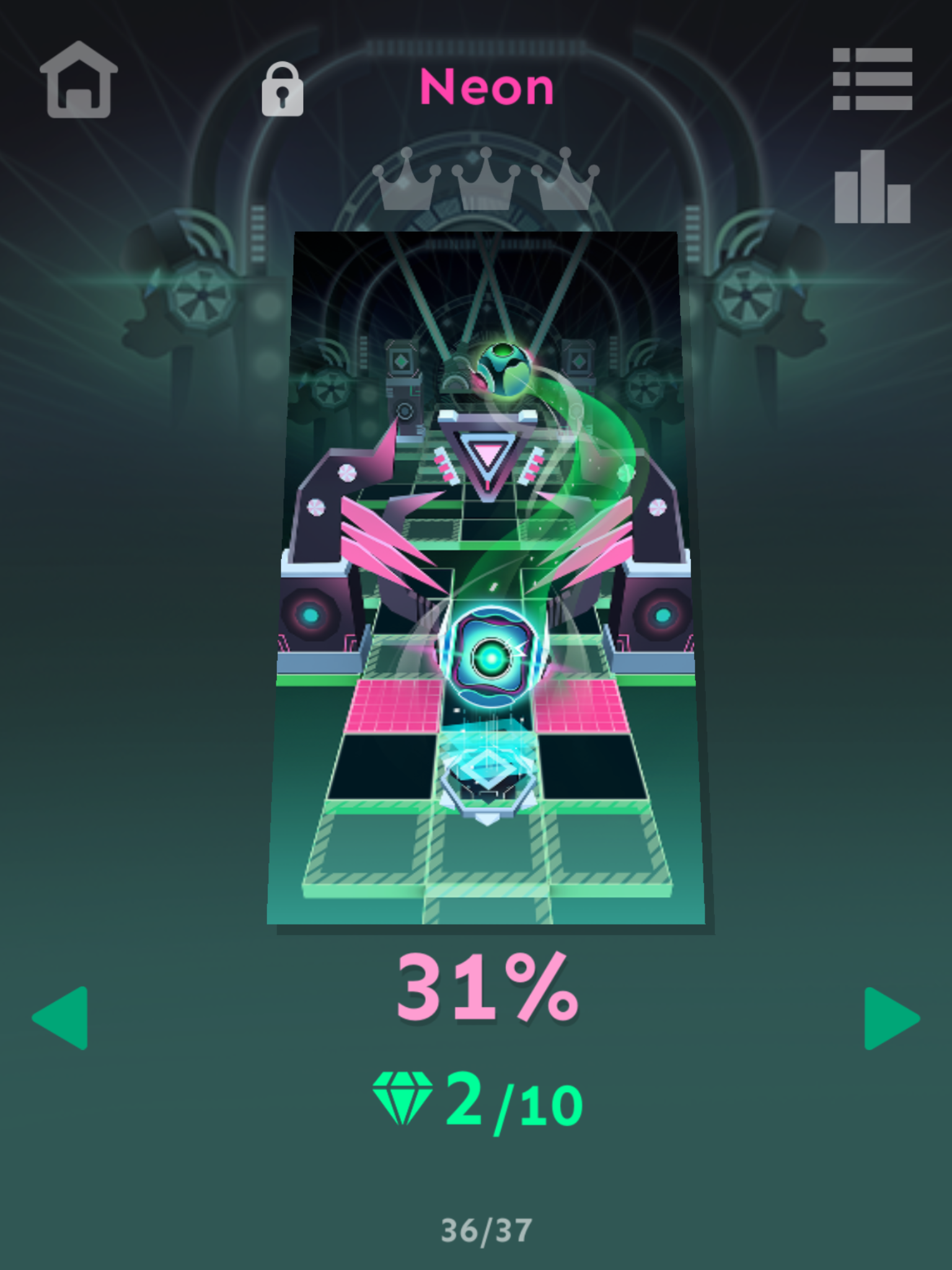 Level 25 Neon Rolling Sky Wikia Fandom Powered By Wikia
