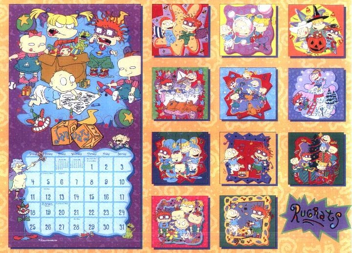 1998 Wall Calendar | Rugrats Wiki | Fandom