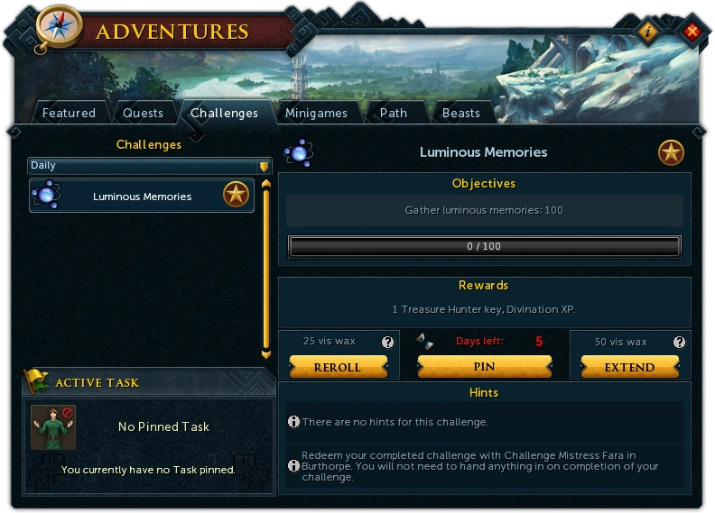 Challenge System | RuneScape Wiki | FANDOM powered by Wikia