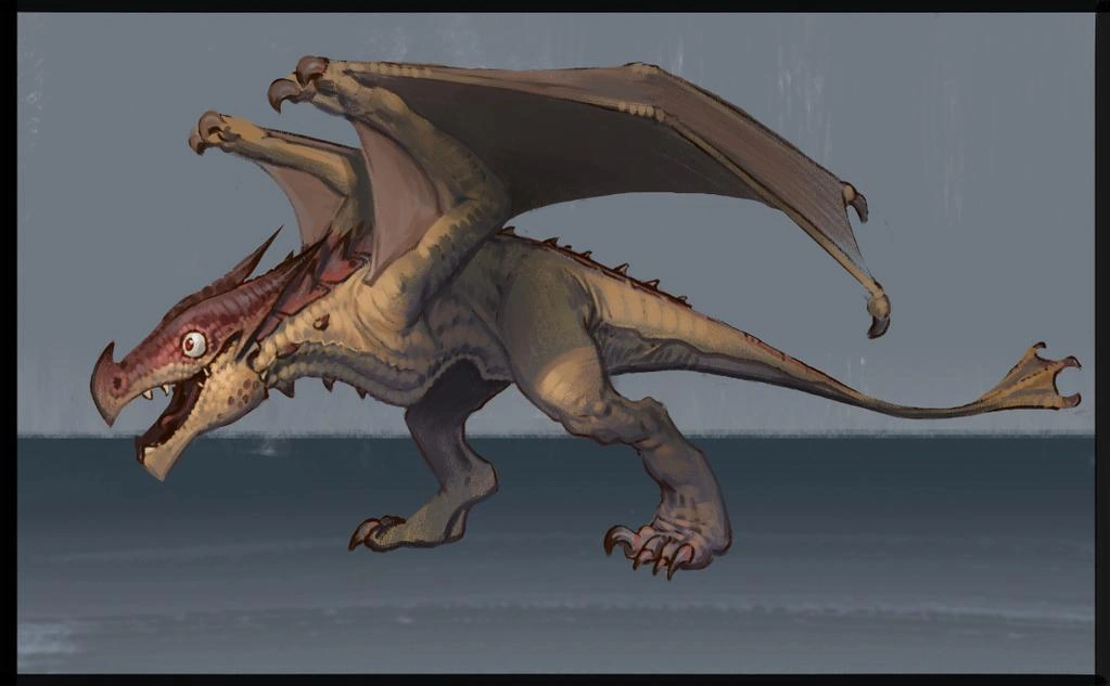 Image - Fire Drake (adolescent) concept art.png | RuneScape Wiki ...