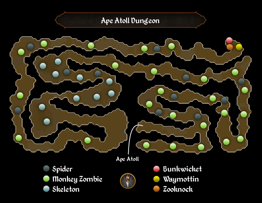 Map:Ape Atoll Dungeon | RuneScape Wiki | FANDOM powered by Wikia