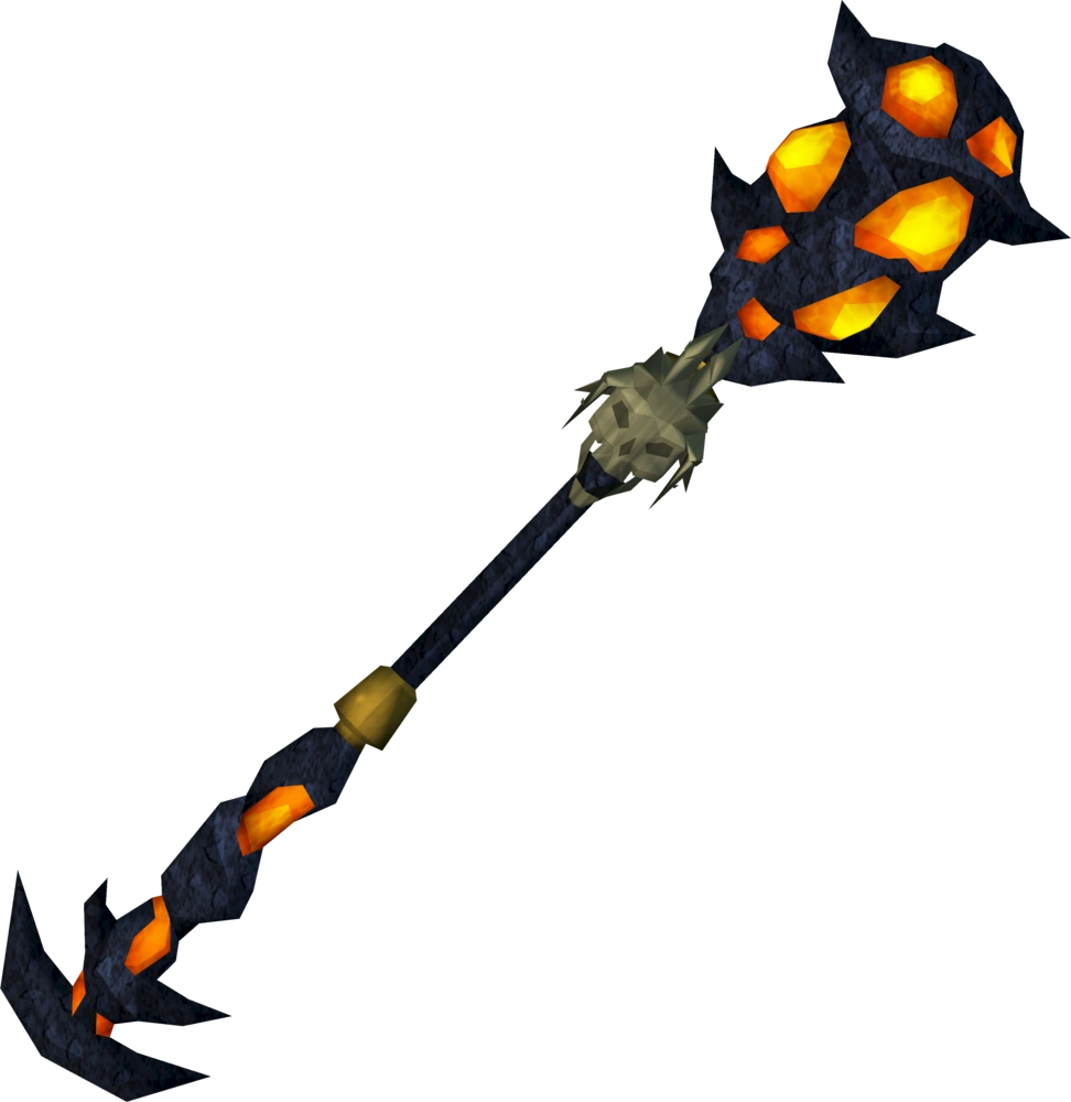 Necromancer's lava staff | RuneScape Wiki | Fandom