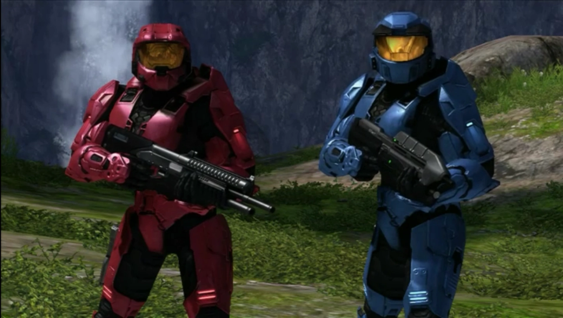 Image - Caboose & Sarge Waying In PSA.png | Red vs. Blue Wiki | FANDOM ...