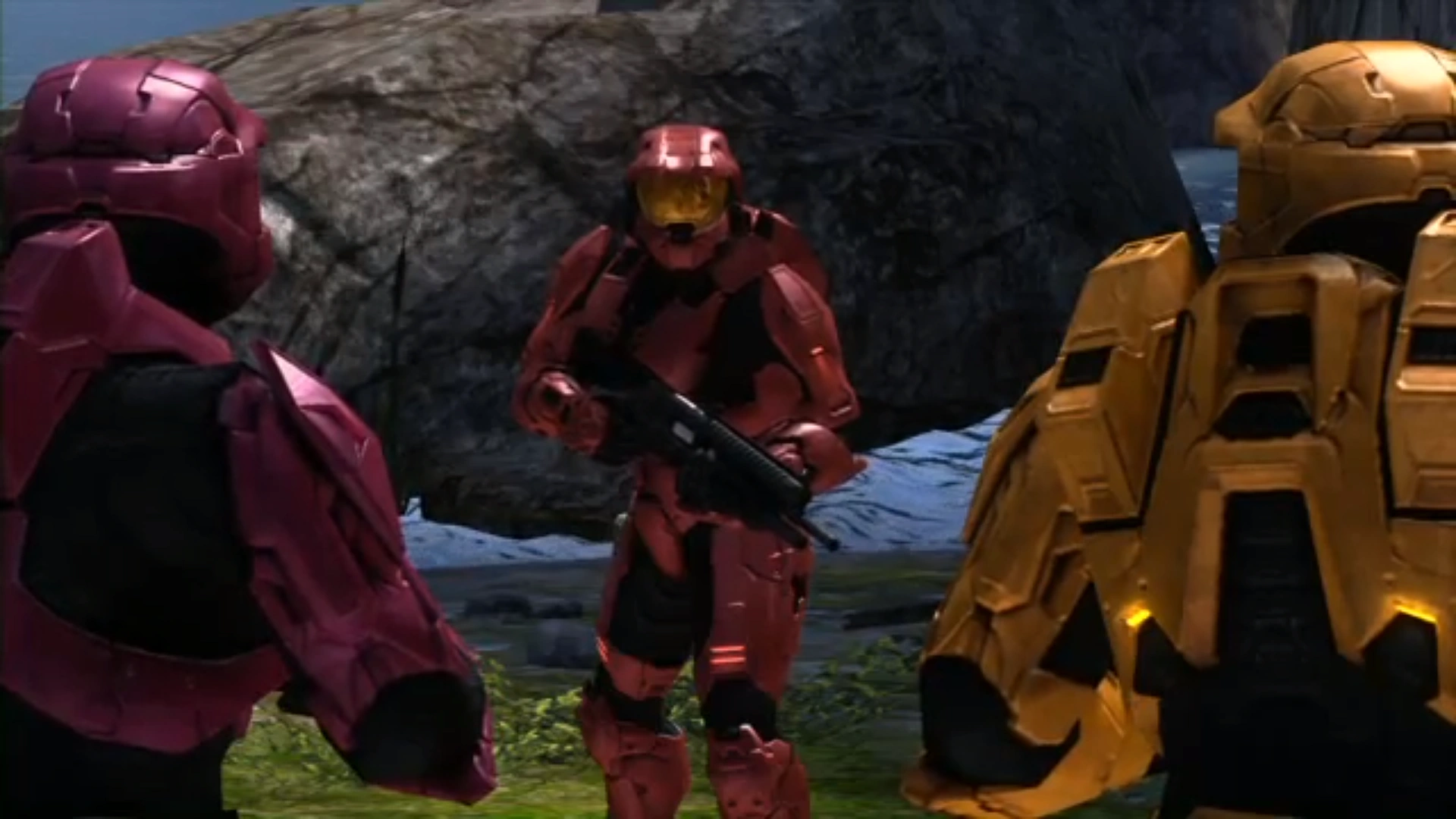 Image - Sarge talks to Grif, and Simmons.png | Red vs. Blue Wiki ...