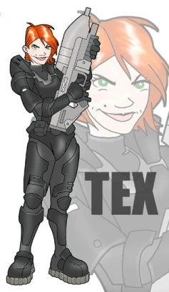 Tex (RvB On a Boat) | Red vs. Blue Fanon Wiki | FANDOM powered by Wikia