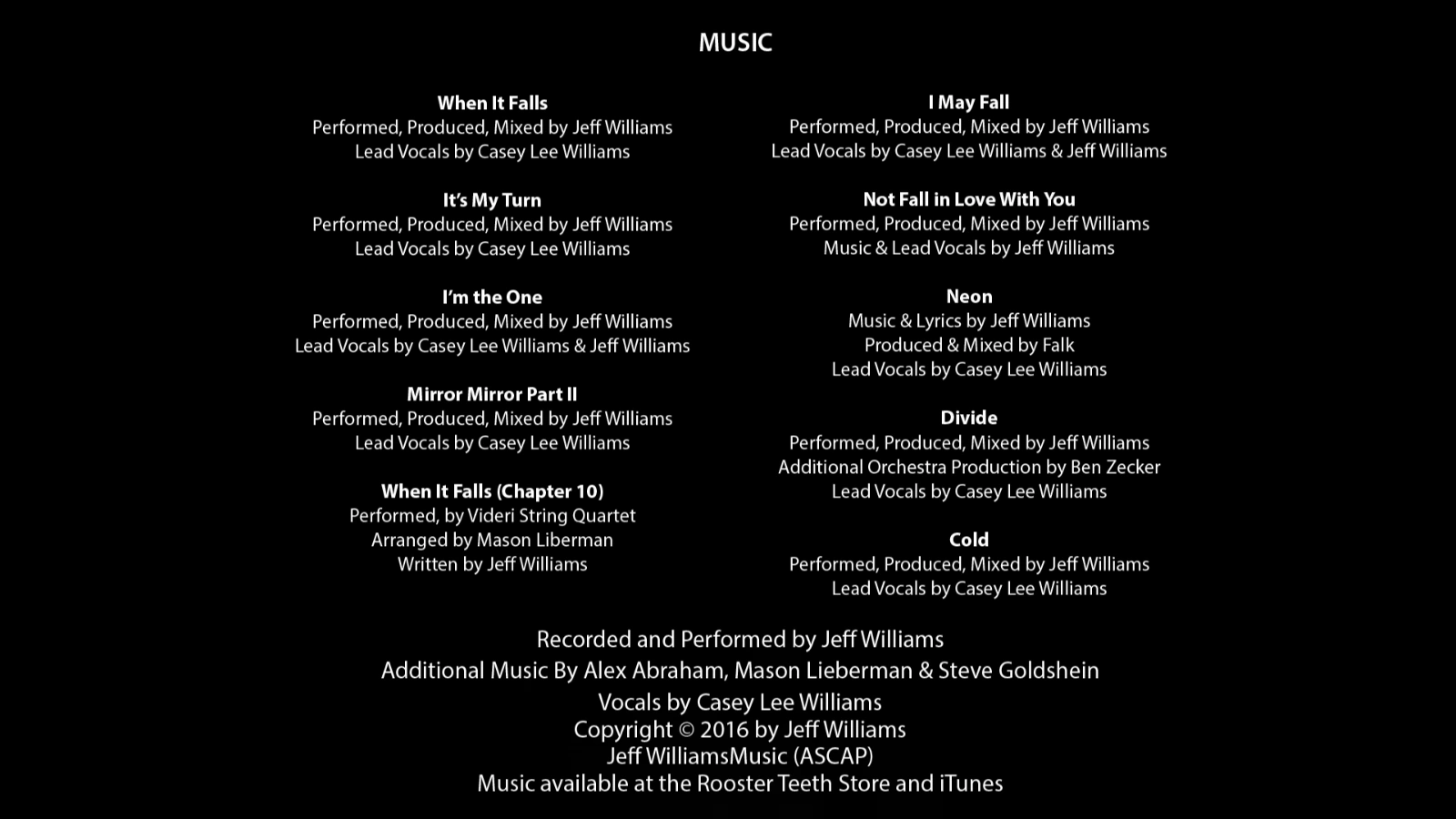 Image - RWBYV3 Music Credits.png | RWBY Wiki | FANDOM powered by Wikia