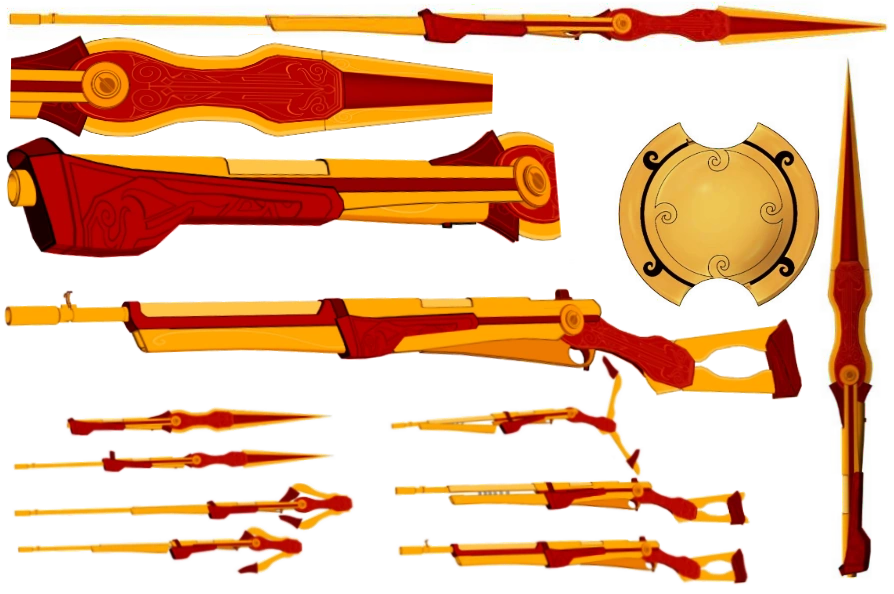 Pyrrha Nikos/Waffe | RWBY Wiki | FANDOM powered by Wikia