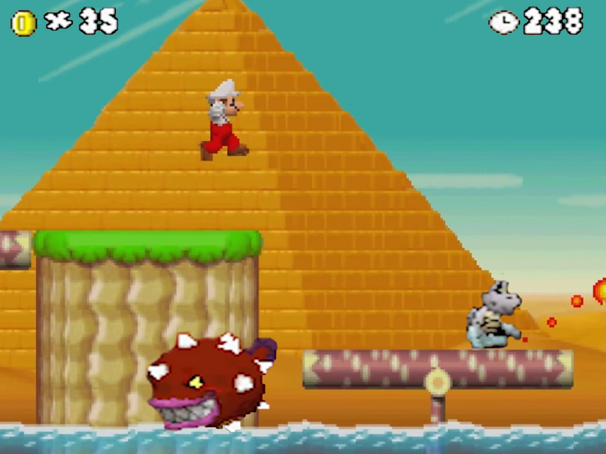 Spike Bass Seasands | Newer Super Mario Bros. Sacred World Wiki | Fandom