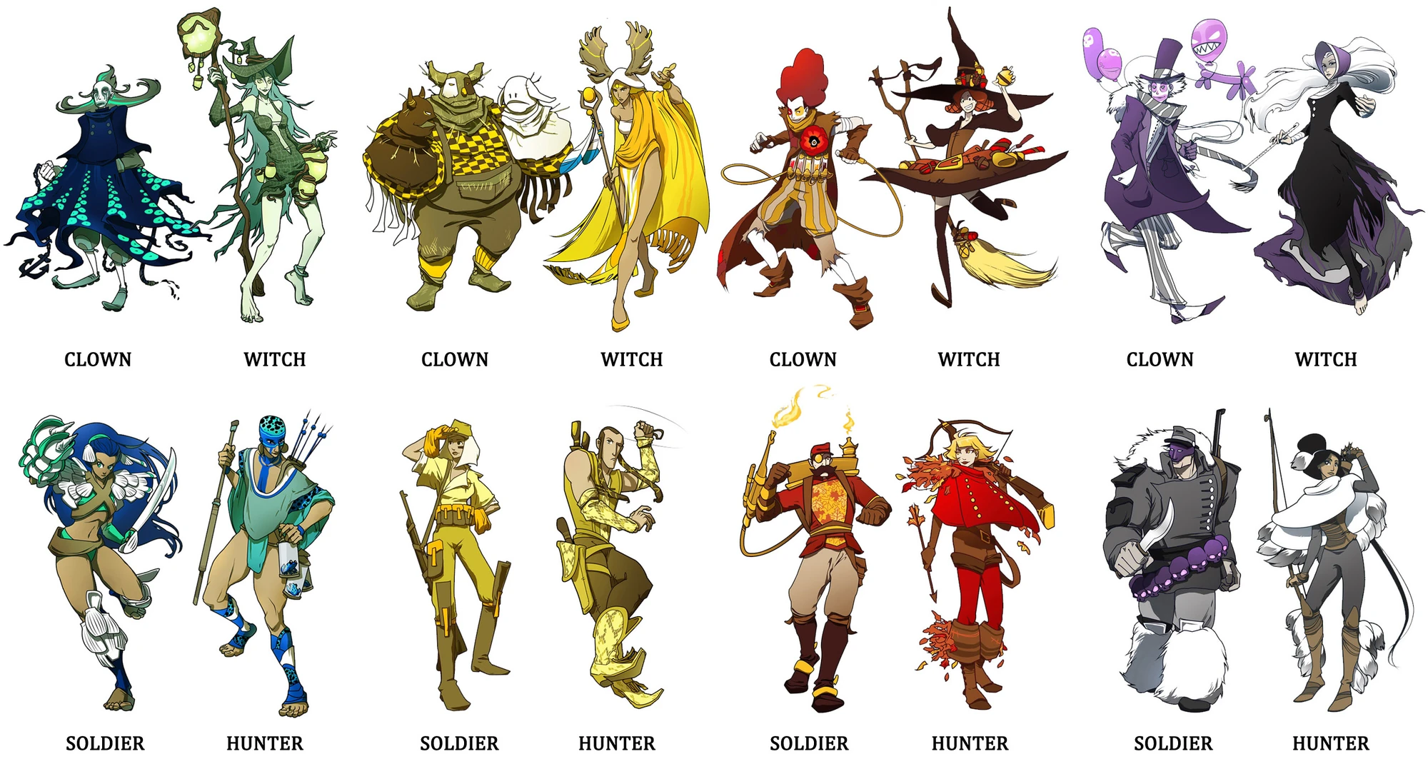 Image - Starting-classes-all.jpg | Sacred Seasons 2 Wiki | FANDOM ...