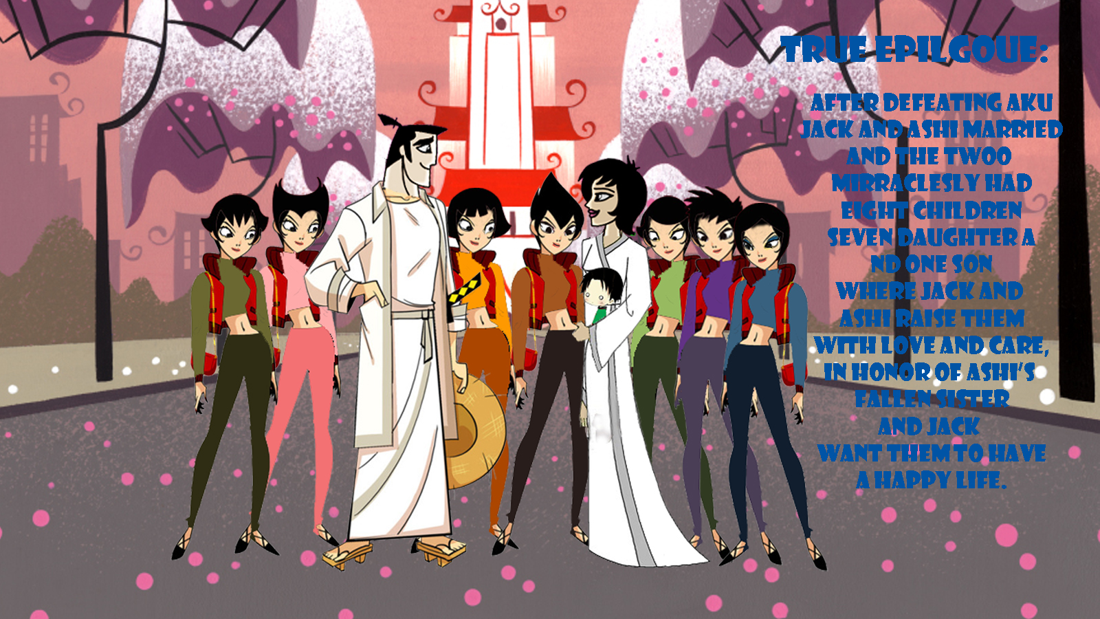 Image - JACK ASHI FAMILY WITH NOTE.jpg | Samurai Jack Wiki | FANDOM ...