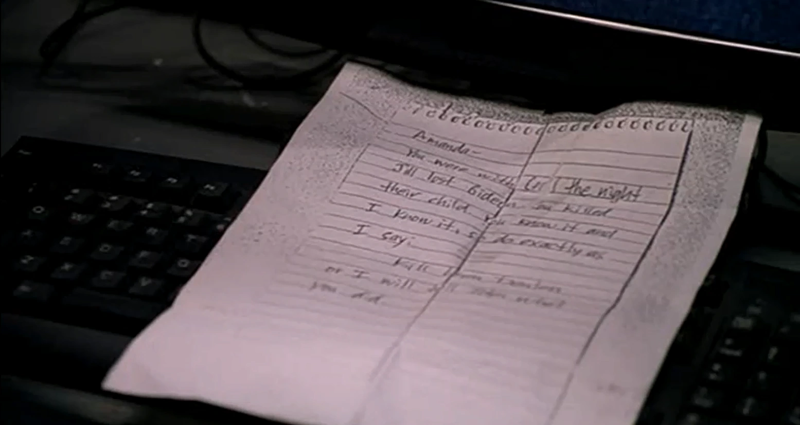 Amanda's Letter | Saw Wiki | FANDOM powered by Wikia