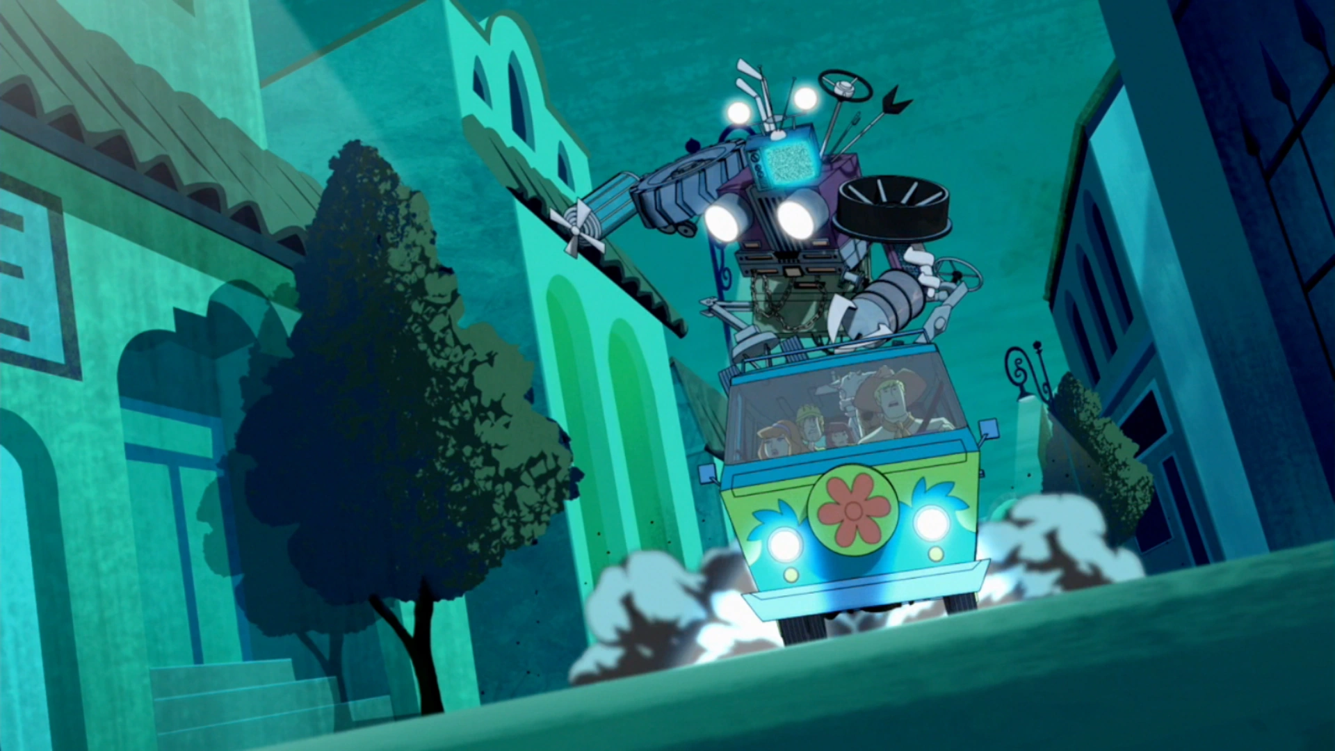 Image - Junk stands on Mystery Machine.png | Scoobypedia | FANDOM ...