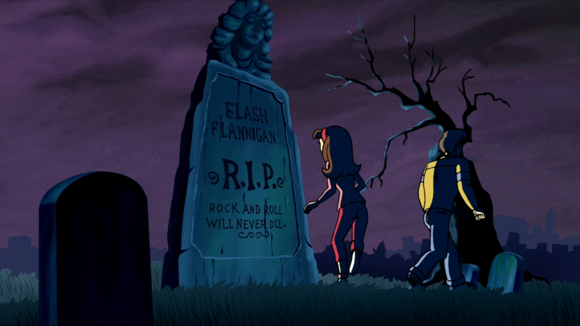 Flash Flannigan's grave | Scoobypedia | Fandom
