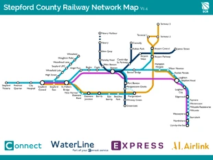 Network Map | Stepford County Railway Wiki | Fandom