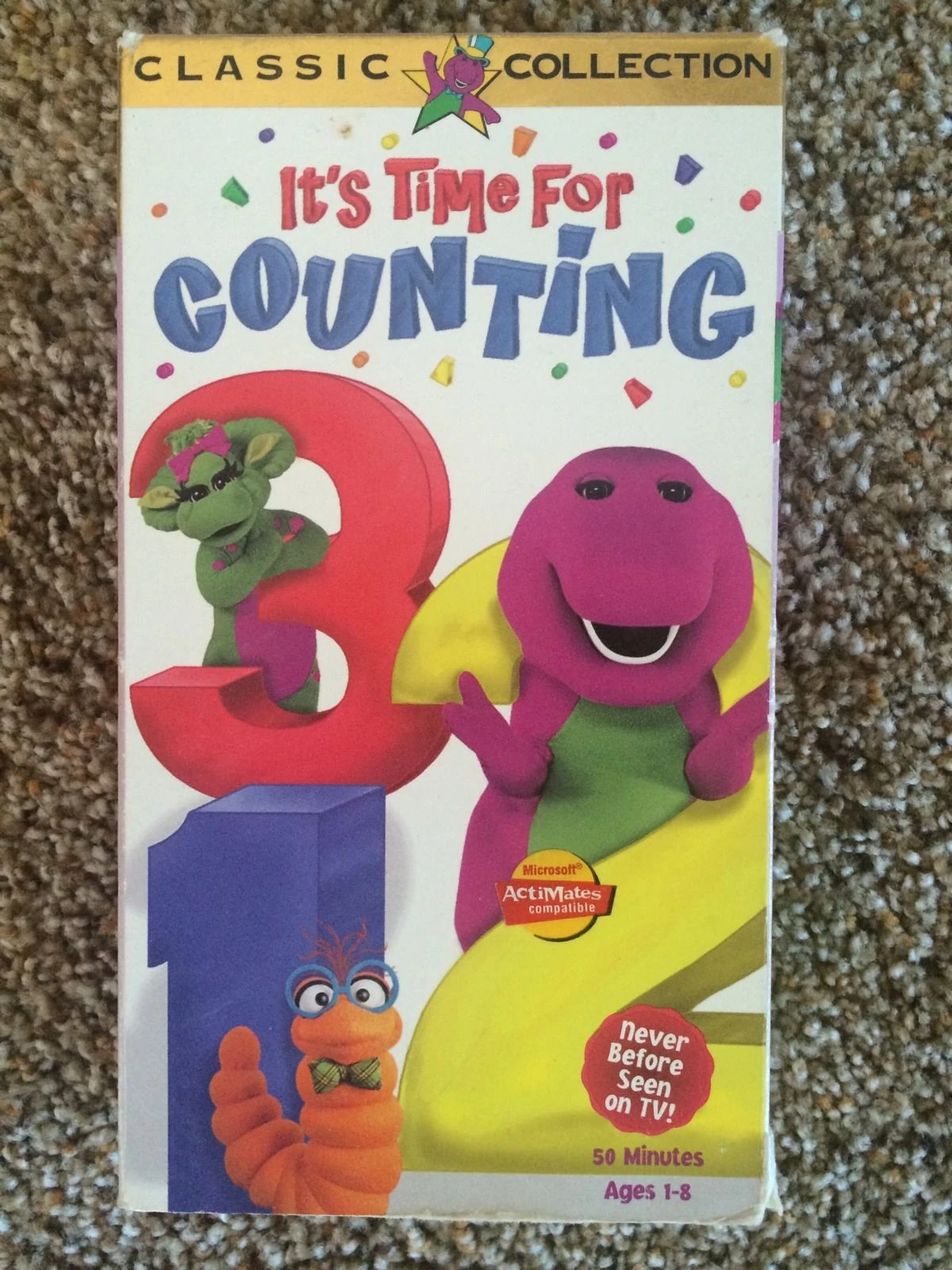 Opening And Closing To Barney: It's Time For Counting 1998 VHS (MCA ...