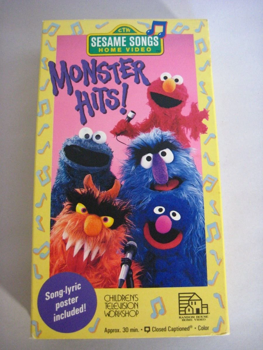 Opening To Sesame Songs: Monster Hits 1990 VHS (From Children's ...