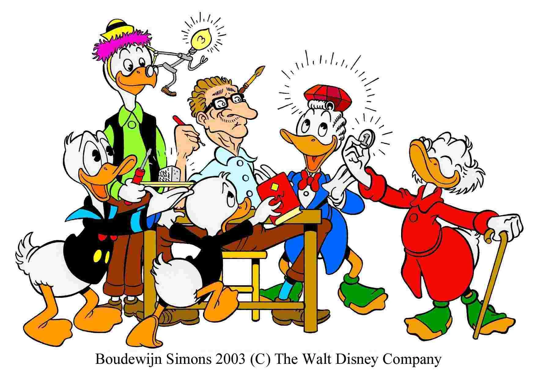 Barks Idea Desk Drawing | Scrooge McDuck Wikia | Fandom