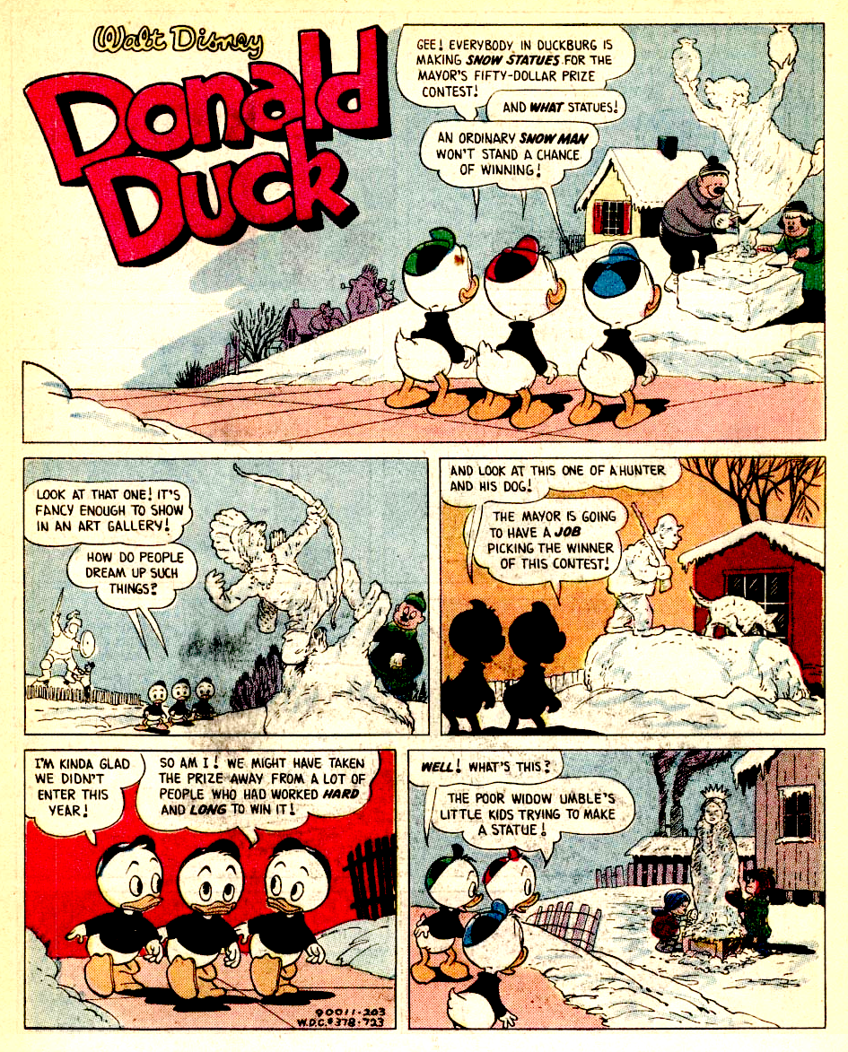 The Snowman Contest Scrooge Mcduck Wikia Fandom