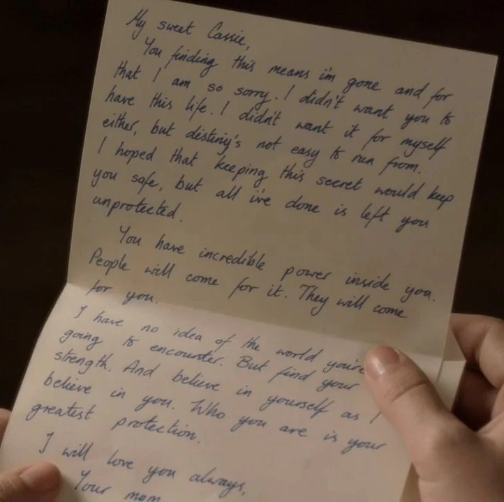Amelia's letter to Cassie | The Secret Circle Wiki | FANDOM powered by ...