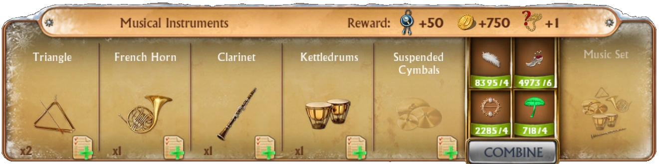 Musical Instruments (2) | Seeker's Notes: Hidden Mystery Wiki | Fandom